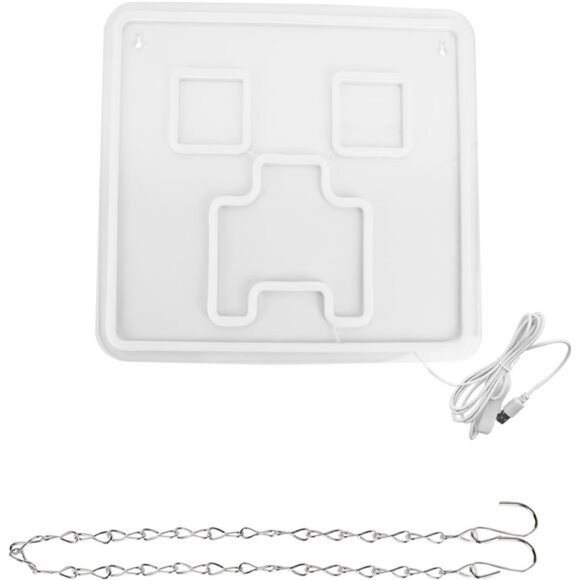 Urban Outfitters | Wall Decor | Neon Led Minecraft Creeper Wall Sign ...